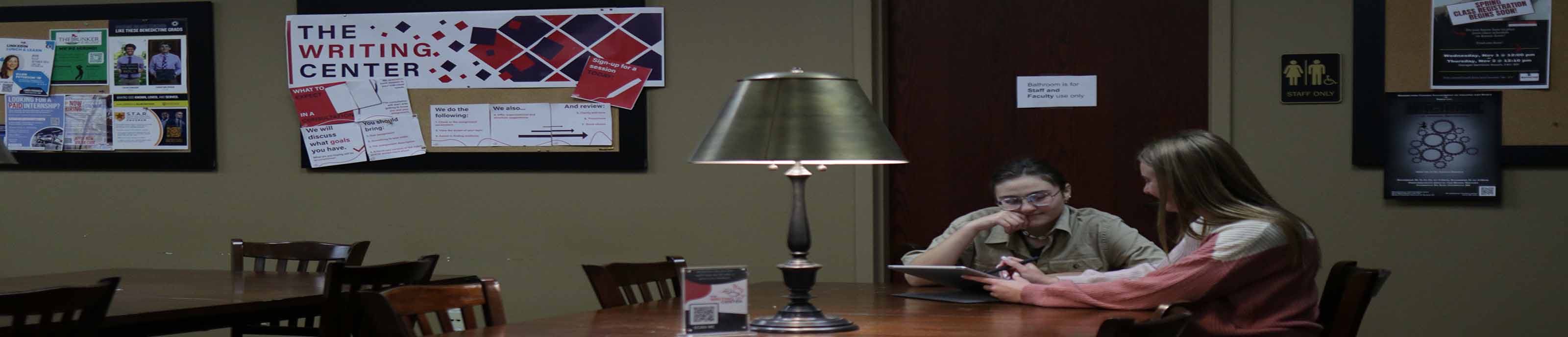 The Writing Center - For Students | Benedictine College